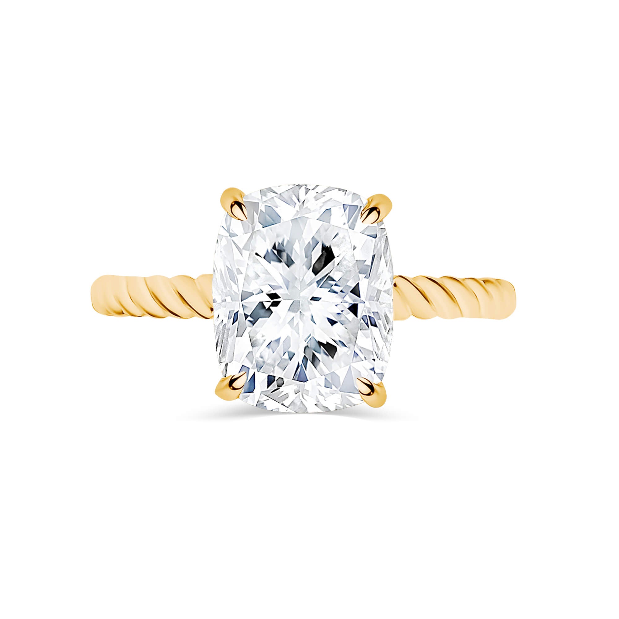 Diamond Rope Band with Hidden Halo Engagement Ring | Deltora Diamonds AU
